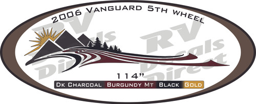 Vanguard 5th Wheel Replacement RV Decals & Graphics