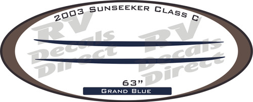 Sunseeker Forest River Class C Replacement RV Decals & Graphics