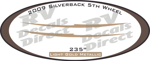 Silverback Forest River 5th Wheel Replacement RV Decals & Graphics