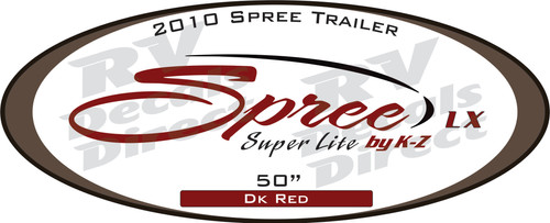 2010 Spree Travel Trailer | RV Decals Direct