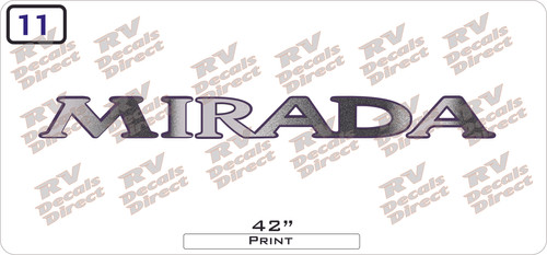 Mirada Coachmen Class C Replacement RV Decals & Graphics