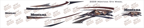 Montana Keystone 5th Wheel Replacement RV Decals & Graphics