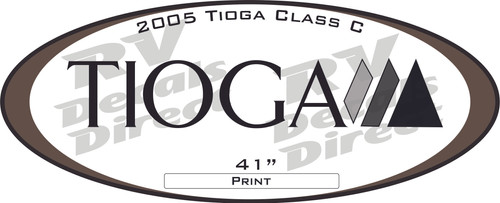 Tioga Fleetwood Class C Replacement RV Decals & Graphics