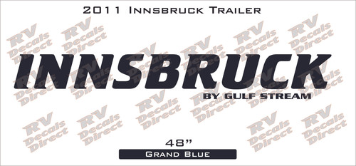 Innsbruk Gulf Stream Travel Trailer Replacement RV Decals & Graphics