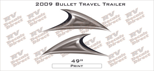 Bullet Keystone Travel Trailer Replacement RV Decals & Graphics