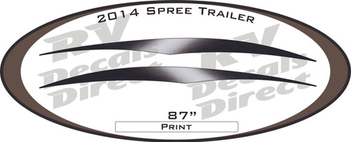 Spree KZ Travel Trailer Replacement RV Decals & Graphics