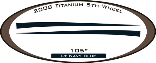 2008 Titanium 5th Wheel | RV Decals Direct