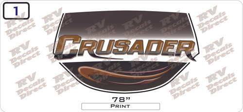 Crusader Primetime 5th Wheel Replacement RV Decals & Graphics