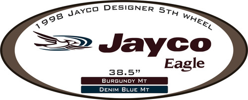 1998 Jayco Designer 5th wheel | USA - RV Decals Direct