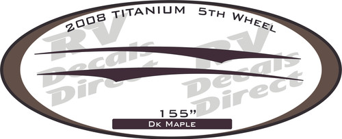 Titanium Glendale 5th Wheel Replacement RV Decals & Graphics
