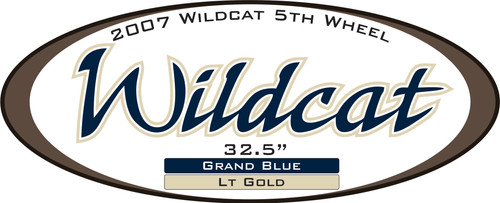 Wildcat 2007 5th Wheel | RV Decals Direct