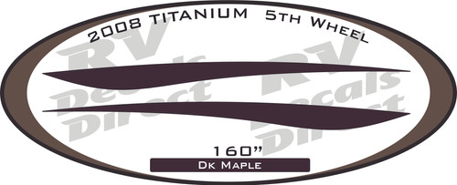 Titanium Glendale 5th Wheel Replacement RV Decals & Graphics