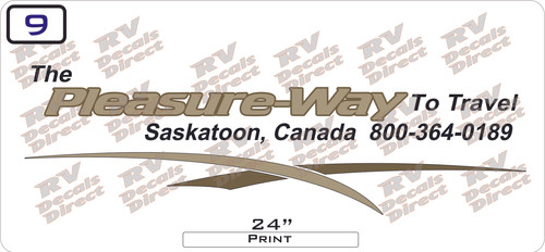 Pleasure Way Class B Replacement RV Decals & Graphics