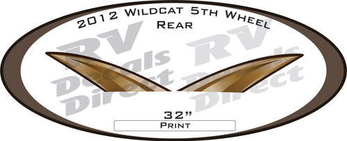 2012 Wildcat 5th Wheel | RV Decals Direct