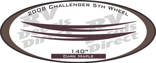 Challenger Keystone 5th Wheel Replacement RV Decals & Graphics