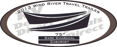 Wind River Outdoors Travel Trailer Replacement RV Decals & Graphics