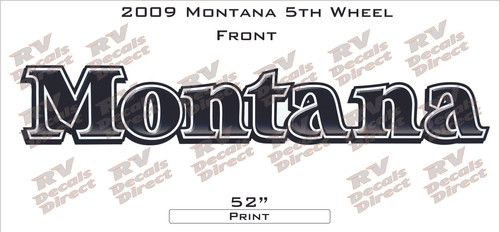 Montana Keystone 5th Wheel Replacement RV Decals & Graphics