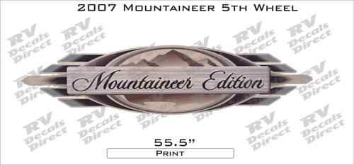 Mountaineer Keystone 5th Wheel Replacement RV Decals & Graphics