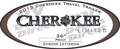 Cherokee Forest River Travel Trailer Replacement RV Decals & Graphics