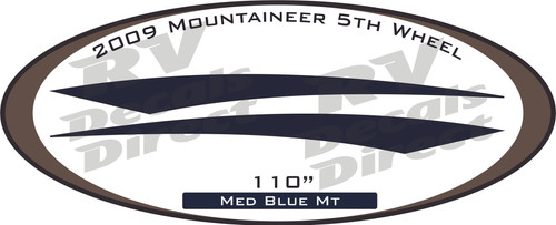 Mountaineer Keystone 5th Wheel Replacement RV Decals & Graphics