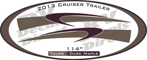 Cruiser Aire Crossroads Travel Trailer Replacement RV Decals & Graphics
