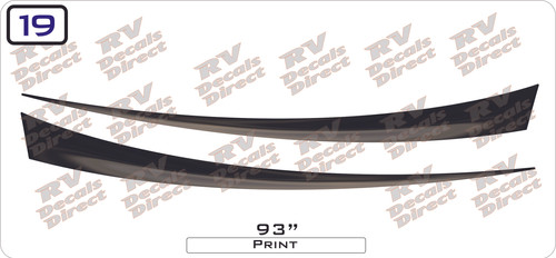 Rockwood Forest River 5th Wheel Replacement RV Decals & Graphics