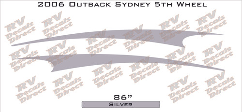 Outback Keystone Sydney 5th Wheel Replacement RV Decals & Graphics