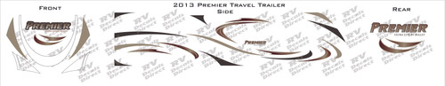Premier Keystone Travel Trailer Replacement RV Decals & Graphics