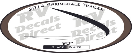 Springdale Keystone Travel Trailer Replacement RV Decals & Graphics