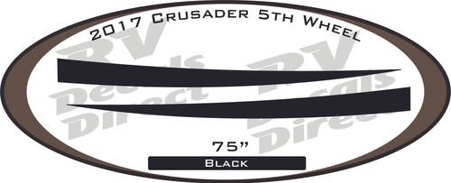 Crusader Prime Time 5th Wheel Replacement RV Decals & Graphics