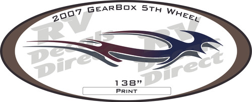 Gearbox Fleetwood 5th Wheel Replacement RV Decals & Graphics