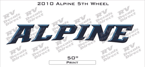 Alpine Keystone 5th Wheel Replacement RV Decals & Graphics