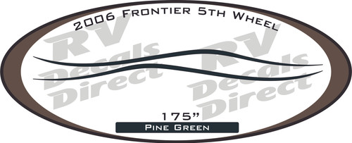 Frontier Vanguard 5th Wheel Replacement RV Decals & Graphics