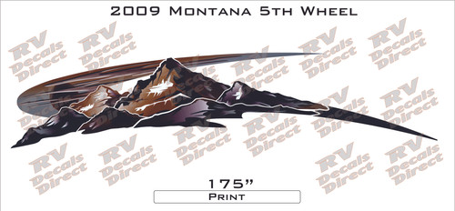 Montana Keystone 5th Wheel Replacement RV Decals & Graphics