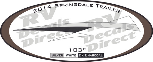 Springdale Keystone Travel Trailer Replacement RV Decals & Graphics