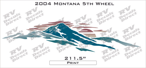 Montana Keystone 5th Wheel Replacement RV Decals & Graphics
