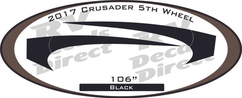 Crusader Prime Time 5th Wheel Replacement RV Decals & Graphics