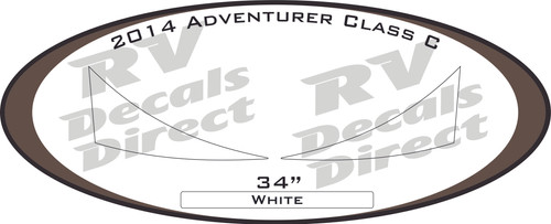 Adventurer Class C Replacement RV Decals & Graphics