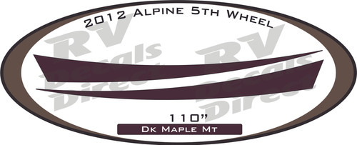 Alpine Keystone 5th Wheel Replacement RV Decals & Graphics