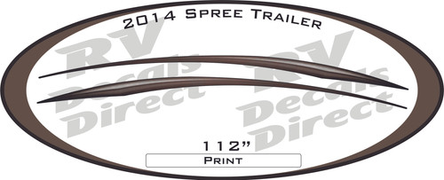 Spree KZ Travel Trailer Replacement RV Decals & Graphics