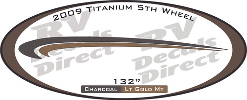 Titanium Glendale 5th Wheel Replacement RV Decals & Graphics