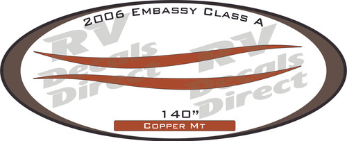 Embassy Triple E Class A Replacement RV Decals & Graphics