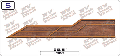 Vintage Cruiser Gulfstream Travel Trailer Replacement RV Decals & Graphics