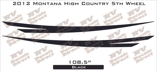 High Country Keystone 5th Wheel Replacement RV Decals & Graphics