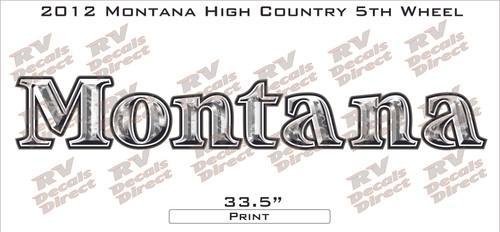 High Country Keystone 5th Wheel Replacement RV Decals & Graphics