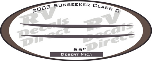 Sunseeker Forest River Class C Replacement RV Decals & Graphics