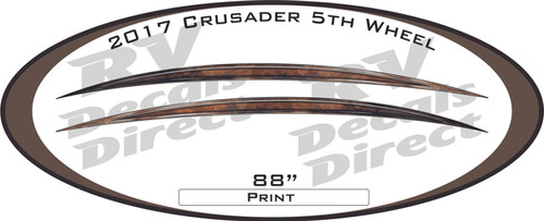Crusader Prime Time 5th Wheel Replacement RV Decals & Graphics