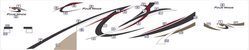 COMPLETE DECAL KIT (2019 Four Winds Class C) | RV Decals Direct