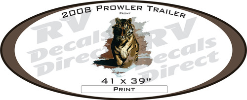 2008 Prowler Travel Trailer | USA - RV Decals Direct