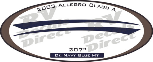 Allegro Tiffin Class A Replacement RV Decals & Graphics
